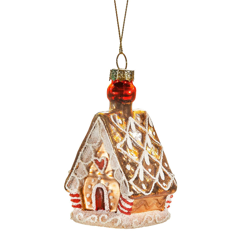 Gingerbread House Christmas Bauble Sass & Belle | Cazaar