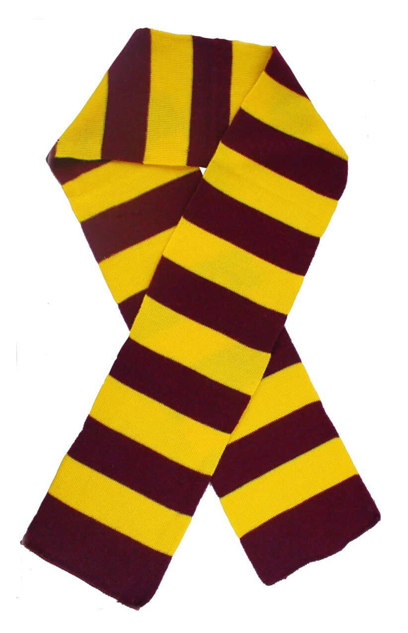 Claret and Golf Scarf | Cazaar
