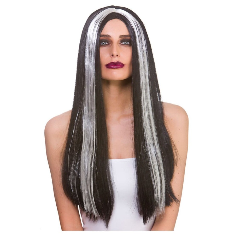 Classic Long Wig Straight Hair Fancy Dress Hallo... | Cazaar