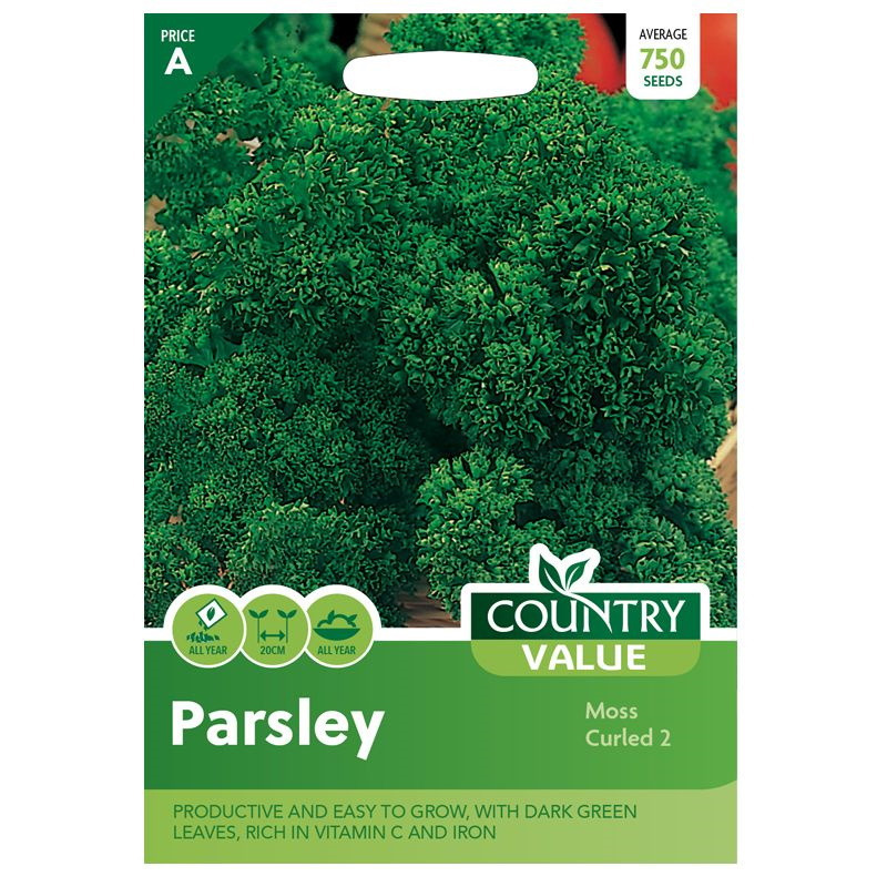 Parsley Moss Curled Seeds Packet | Cazaar