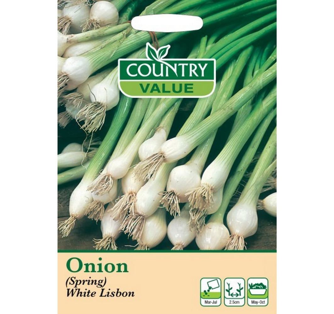 Spring Onion White Lisbon Seed Packet | Cazaar