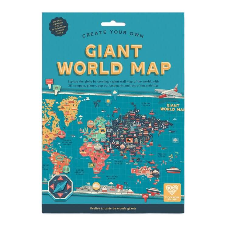Create Your Own Giant World Map | Cazaar
