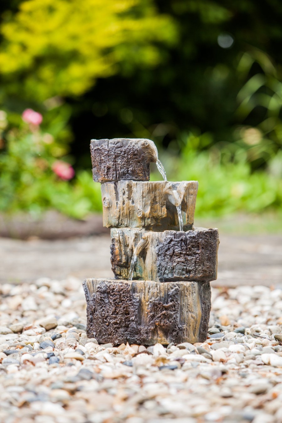 Heissner Water Features Tree Stump Cascade | Cazaar