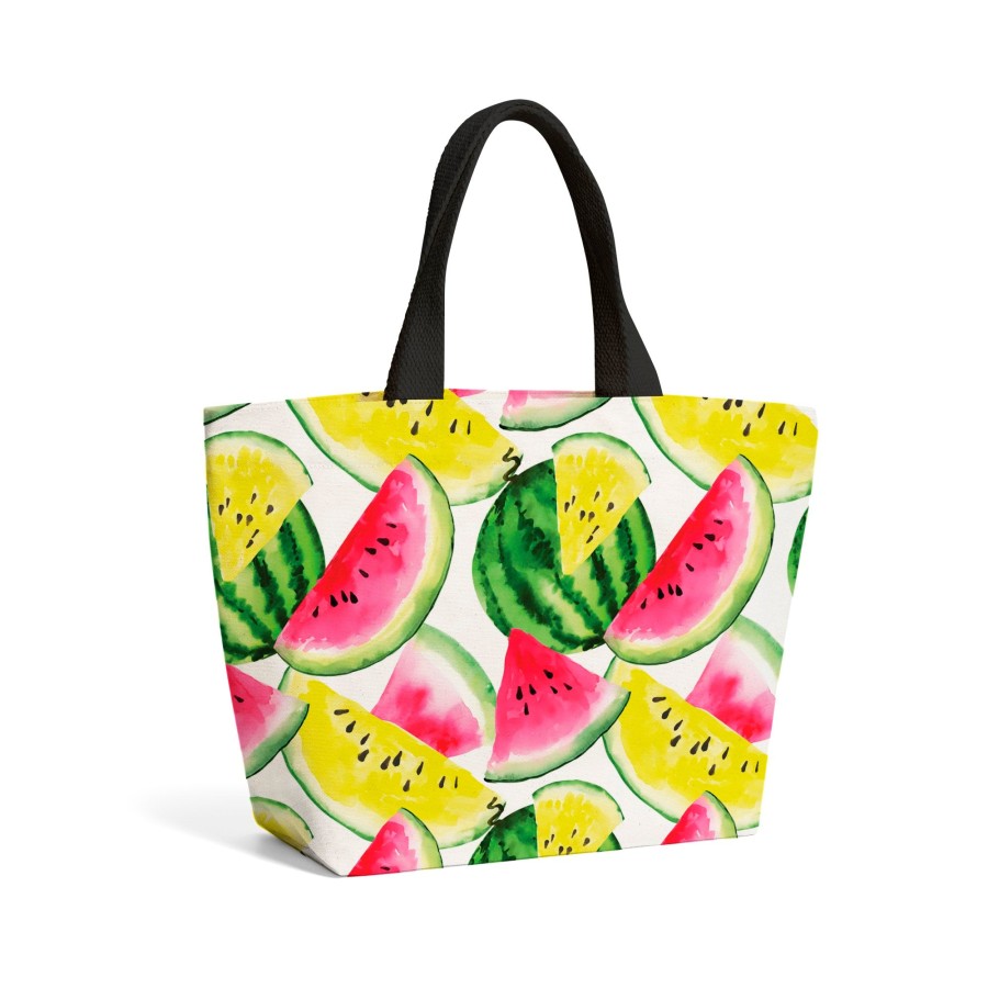 Colourful Melon Pattern Beach Shopper Tote Bag | Cazaar