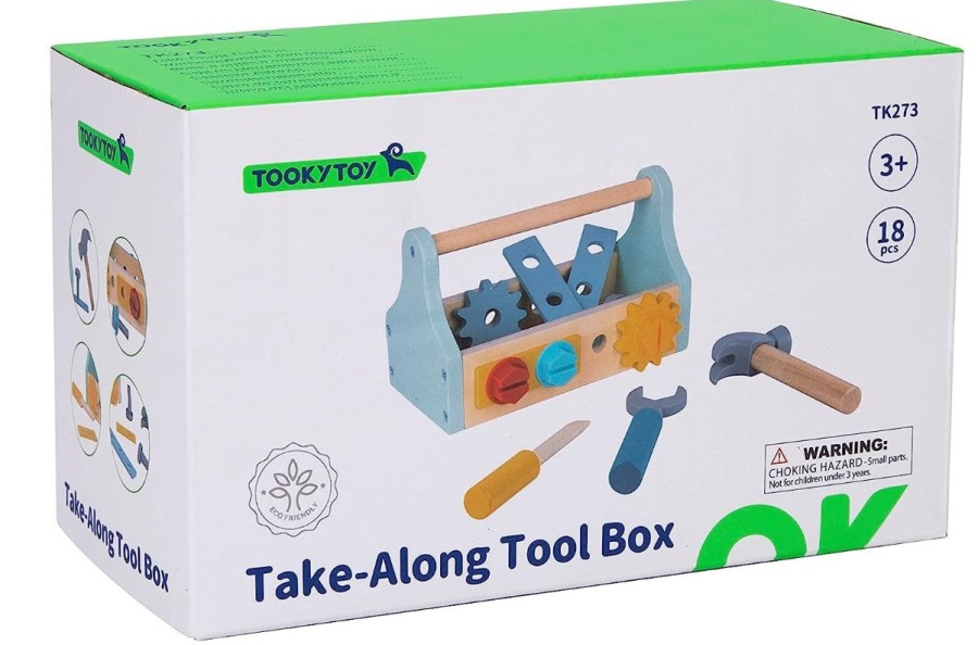 Wooden Take-Along Tool Box | Cazaar