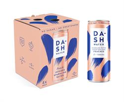 Dash Water Sparkling Peach 4pck x 300ml - DSH6 | Cazaar