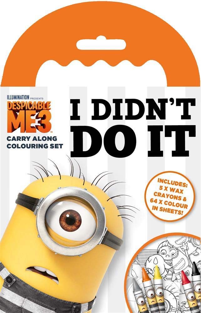 Despicable Me 3 Carry Along Colouring Set | Cazaar