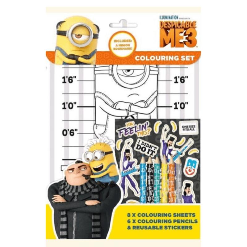 Despicable Me 3 Colouring Set | Cazaar