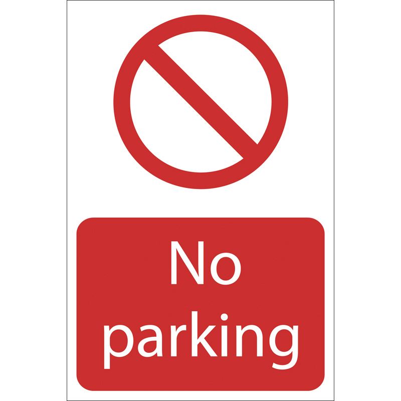 Draper 'No Parking' Prohibition Sign (72198) | Cazaar
