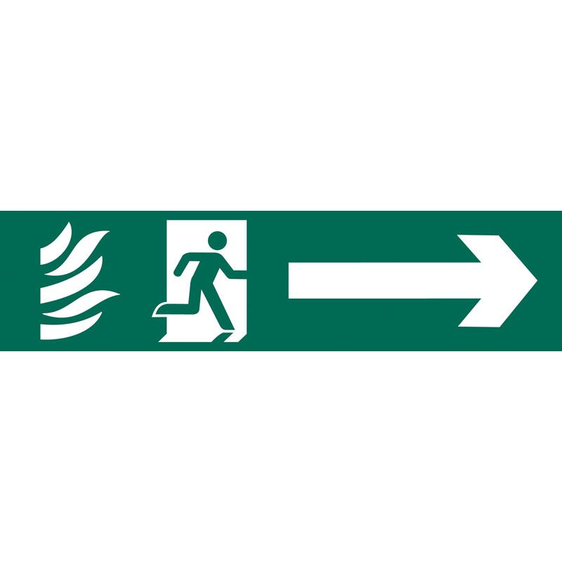 Draper 'Running Man Arrow Right' Safety Sign (73... | Cazaar