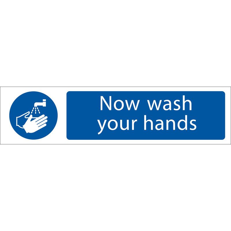 Draper 'Wash Your Hands' Mandatory Sign (73157) | Cazaar