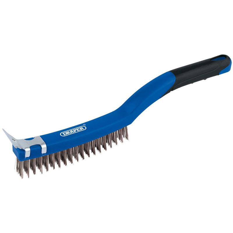Draper Wire Scratch Brush with Scraper (3 Row) (... | Cazaar
