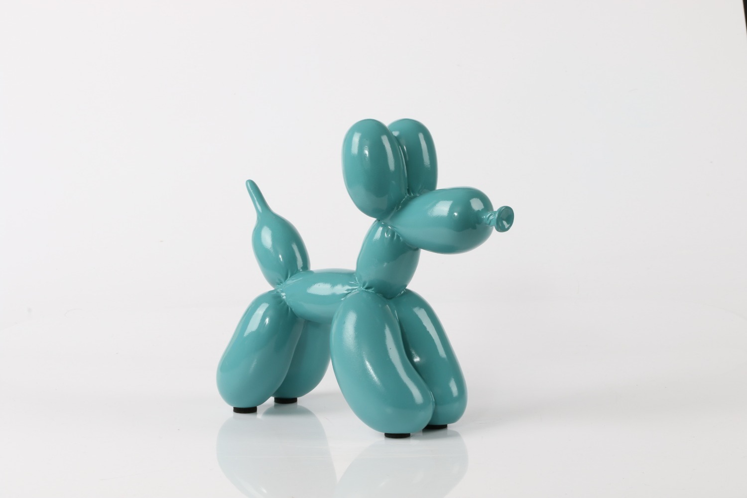 Yappiedogs™ Teal Blue Balloon Dog Ornament | Cazaar