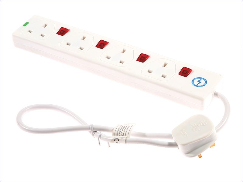 Extension Lead 240 Volt 4 Way 13A Surge Protecti... | Cazaar