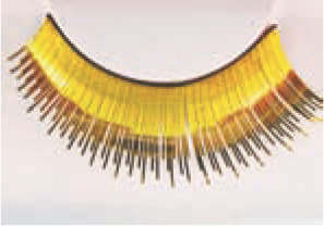 Eye Lashes Metallic Gold | Cazaar