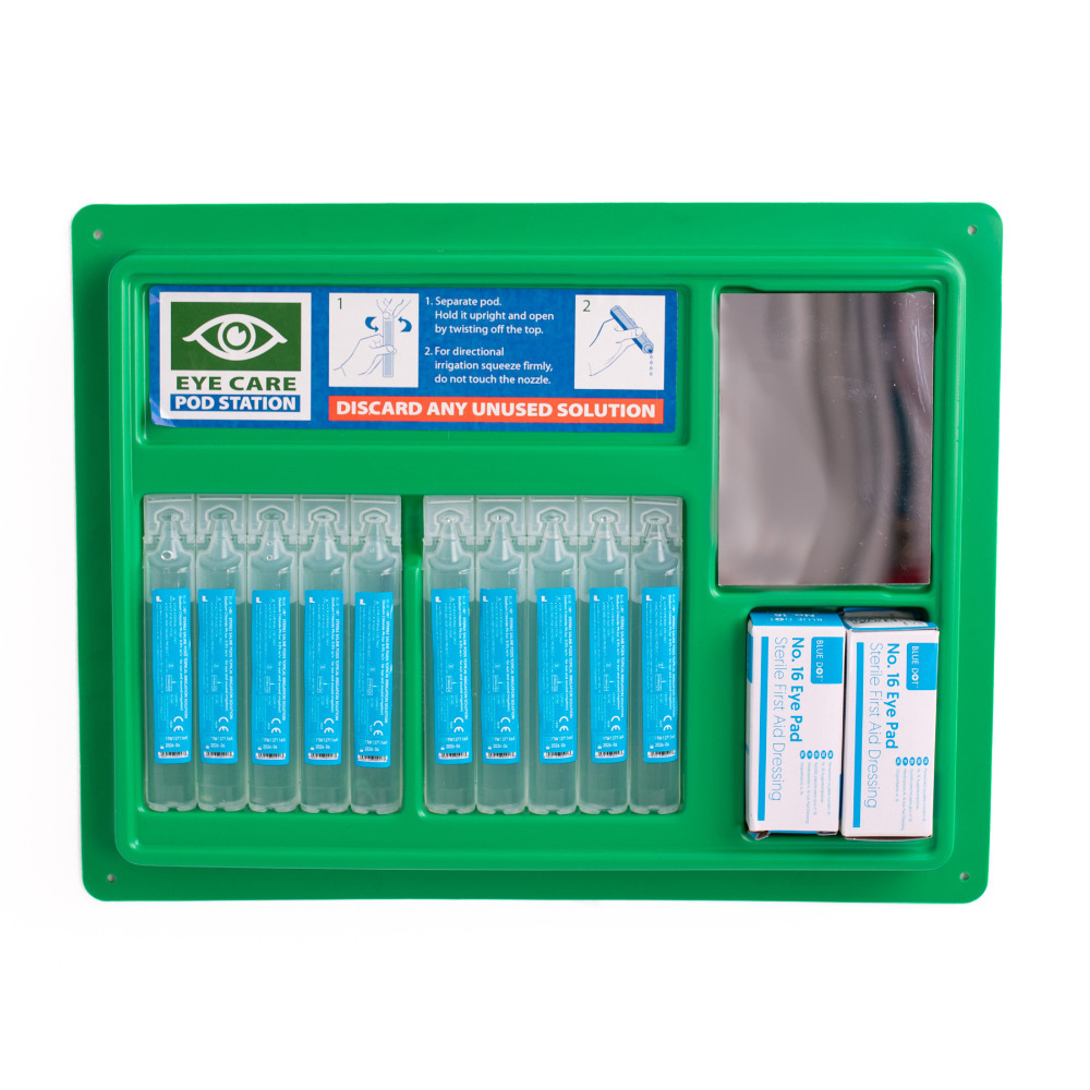 Eye Pod Station - Emergency Wash with Mirror | Cazaar