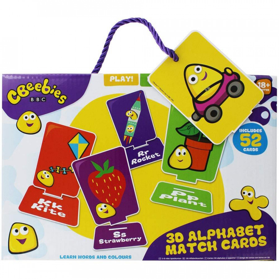CBeebies 35-0024 Educational Alphabet Matching Cards | Cazaar