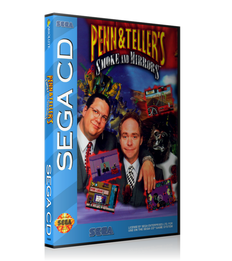 Penn and teller REPLACEMENT Retro Gaming Case | Cazaar