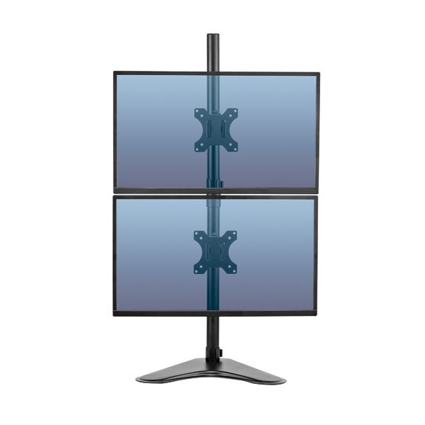 Fellowes Dual Vertical Monitor Arm - BB72806 | Cazaar