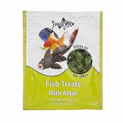 FishScience Fish Treats with Algae 9g Sachet | Cazaar