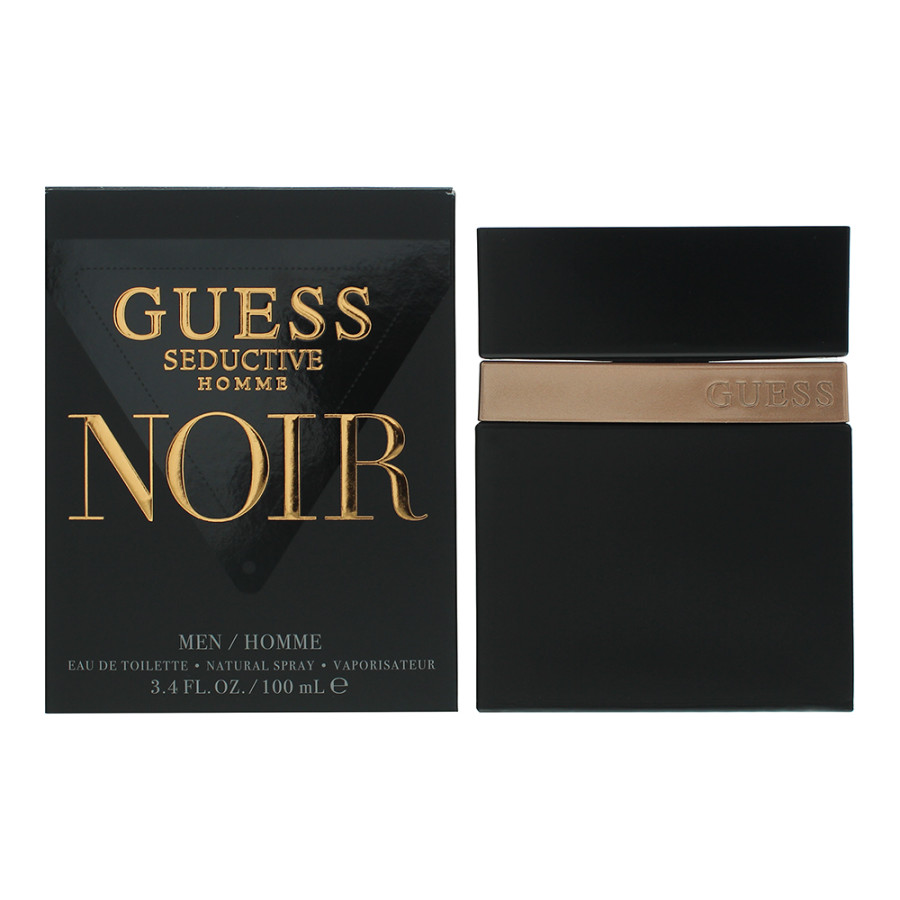 Guess Seductive Homme Noir Eau De Toilette 100ml | Cazaar