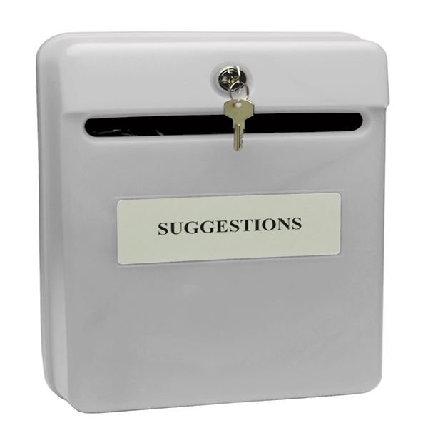 Helix Post Suggestion Box Grey - HX32521 | Cazaar