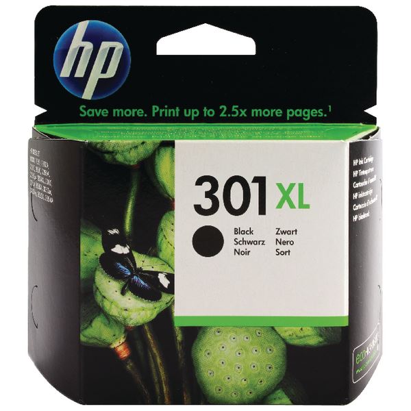 HP 301Xl Ink Cart Blk - HPCH563EE | Cazaar
