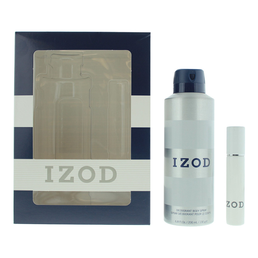 Izod White Eau De Toilette 15ml + Body Spray 200... | Cazaar