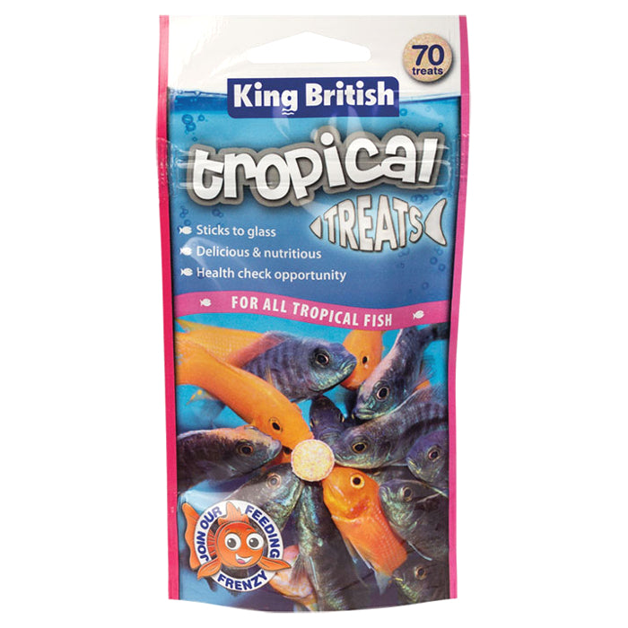 King British Tropical Treats 40g / 70 Treats | Cazaar