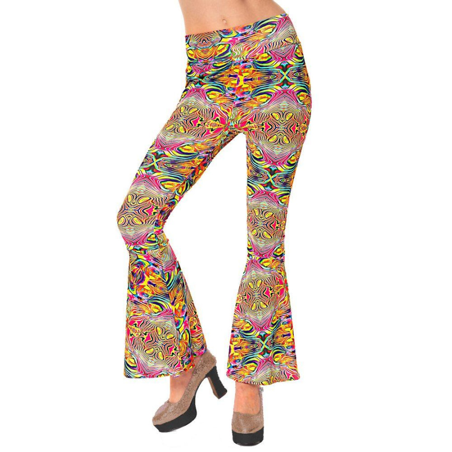 Ladies Flares Psychedelic | Cazaar
