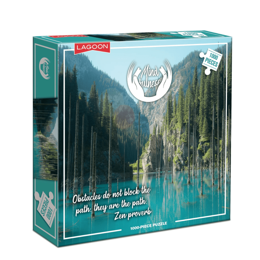 Lagoon Mindfulness Forest Zen Quote Jigsaw Puzzl... | Cazaar