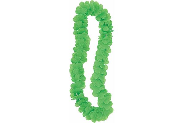 Lime Green Hawaiian 42" Flower Lei | Cazaar