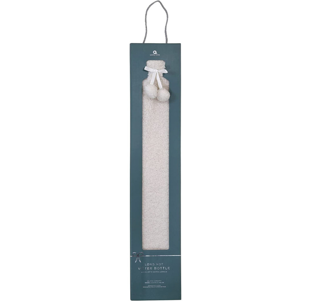 Cream Teddy Fur Hot Water Bottle - Christmas Gift | Cazaar