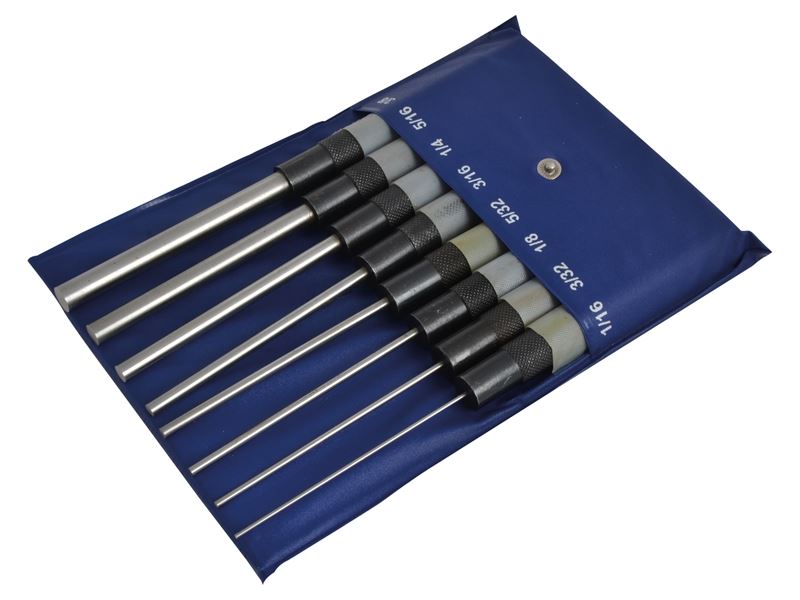 Long Series Pin Punch Set 8 Piece FAIPPSET8RHL | Cazaar