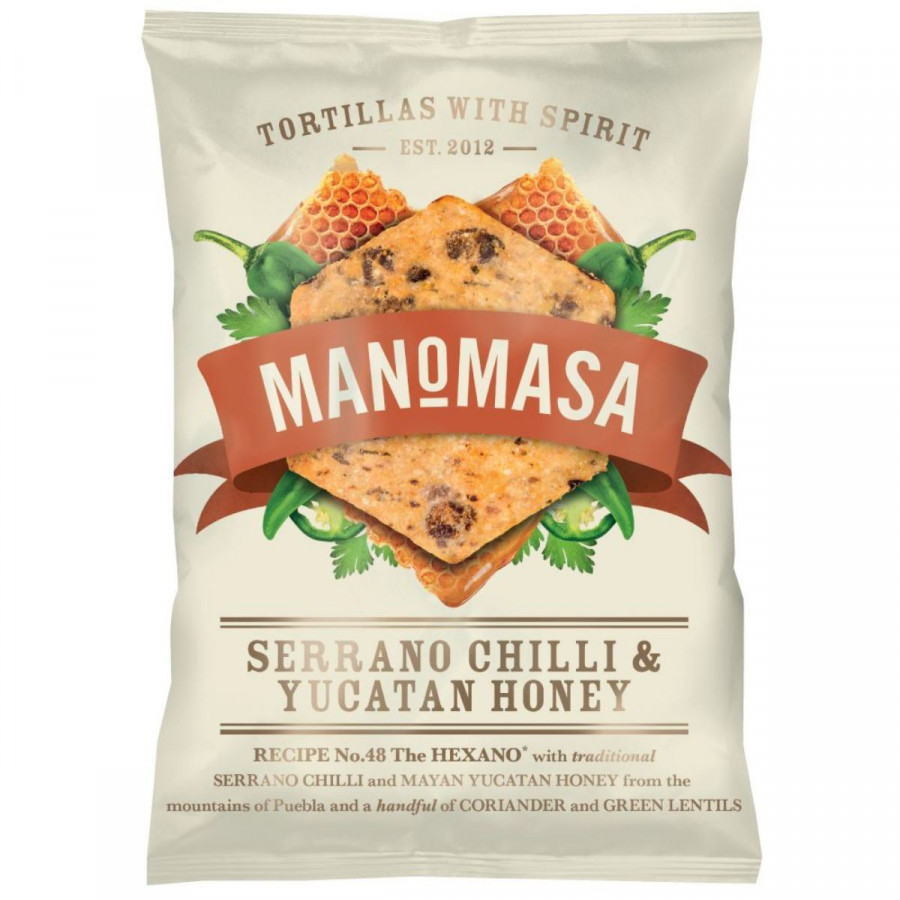 Manomasa Serrano Chilli & Yucatan Tortilla Chip... | Cazaar