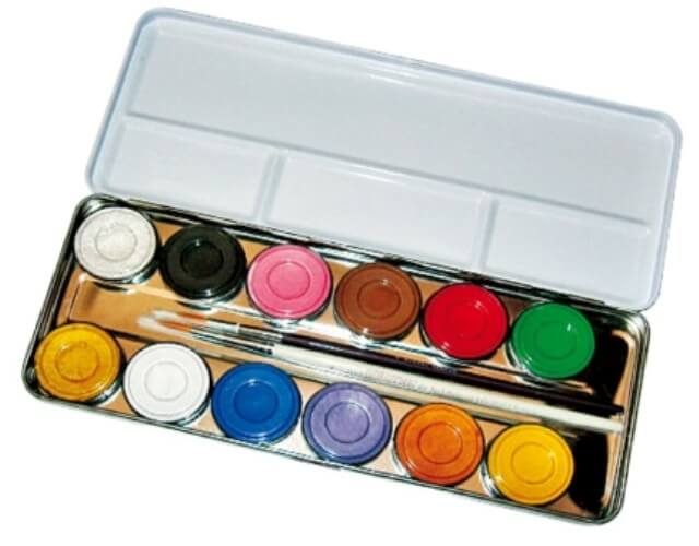 Metal Paint Box 12 Colours | Cazaar