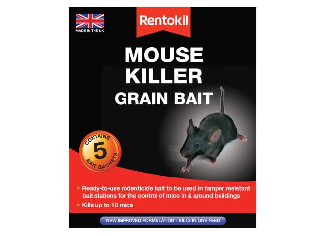 Mouse Killer Grain Bait 5 Sachets RKLPSM21 | Cazaar