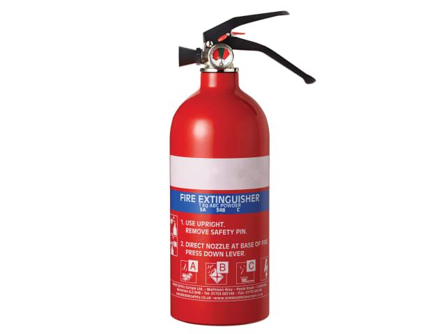 Multipurpose Fire Extinguisher 1.0kg ABC KIDKS1KG | Cazaar
