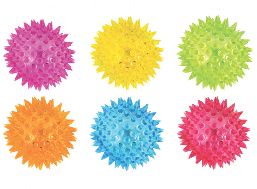 Neon Flashing Spikey Ball | Cazaar