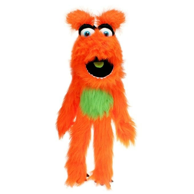Orange Monster Hand Puppet | Cazaar