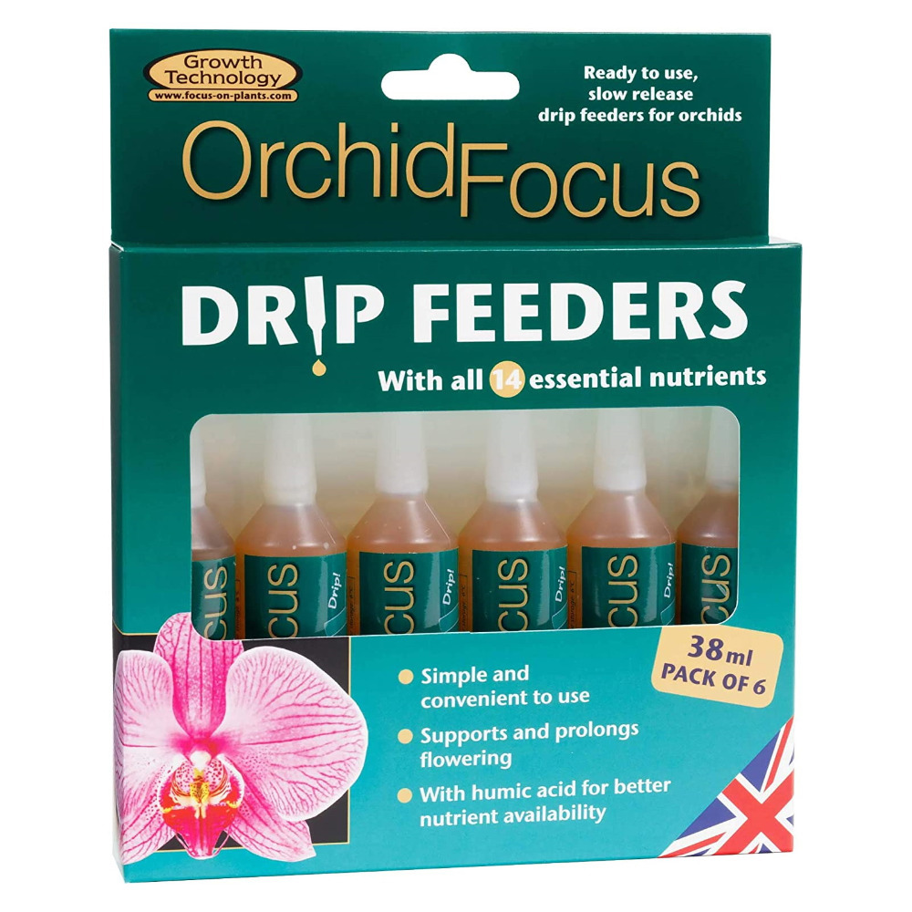 Orchid Feed Easy Drip Feeders House Plant 6 x 38ml | Cazaar