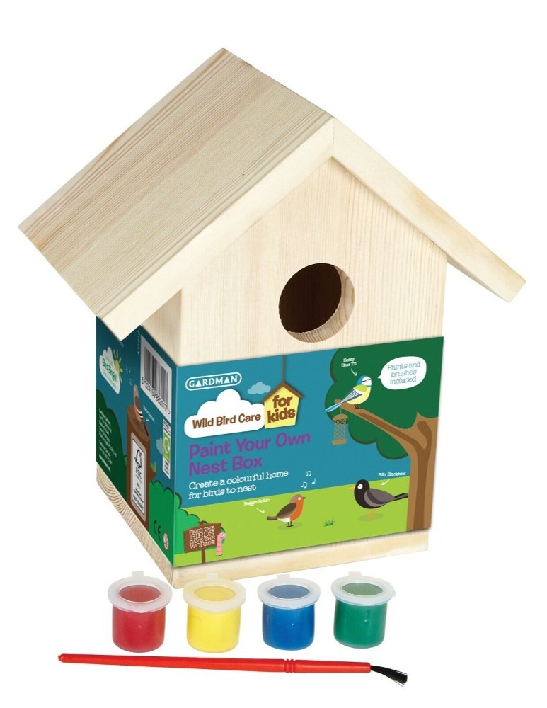 Paint Your Own Nest Box Garden wall Wild bird Tr... | Cazaar