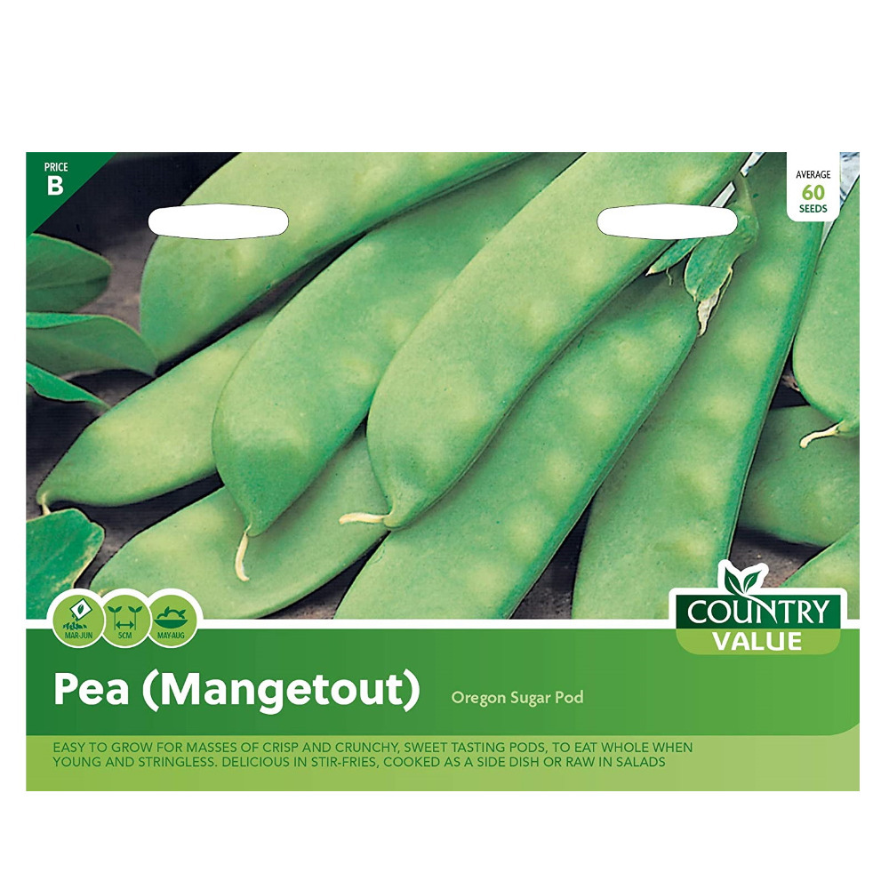 Pea Seeds - Oregon Sugar Pod Mangetout Packet | Cazaar