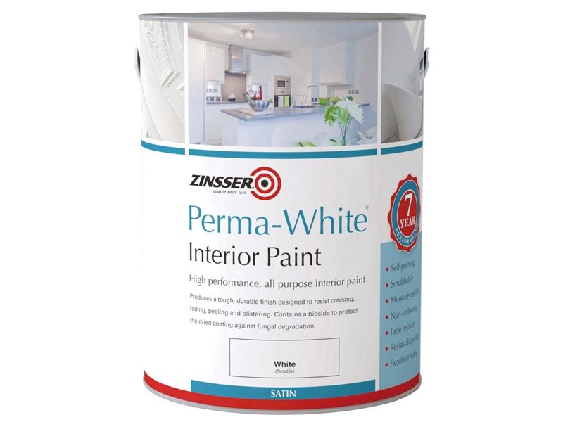 Perma-White Interior Paint Satin 2.5 litre ZINPW... | Cazaar