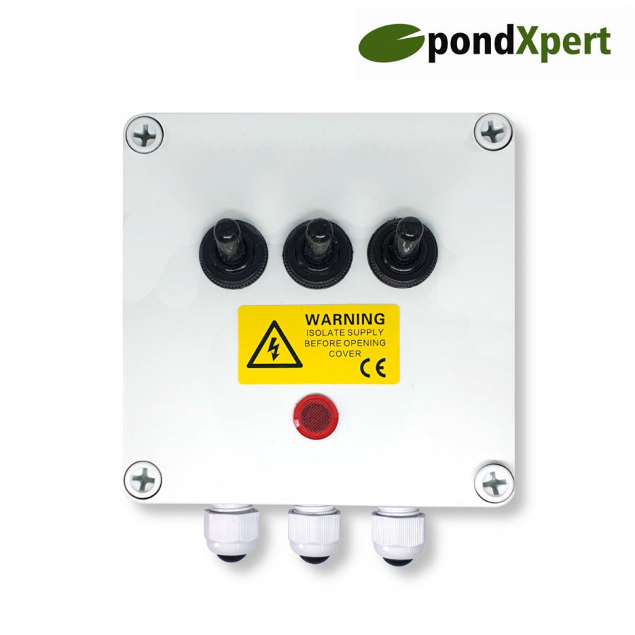PondXpert EasySwitch 3 way Electrical Switch Box | Cazaar