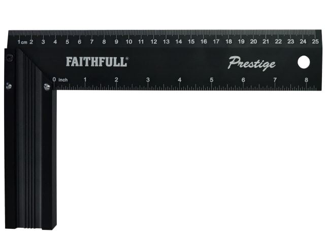 Prestige Try Square Black Aluminium 250mm FAICS1... | Cazaar