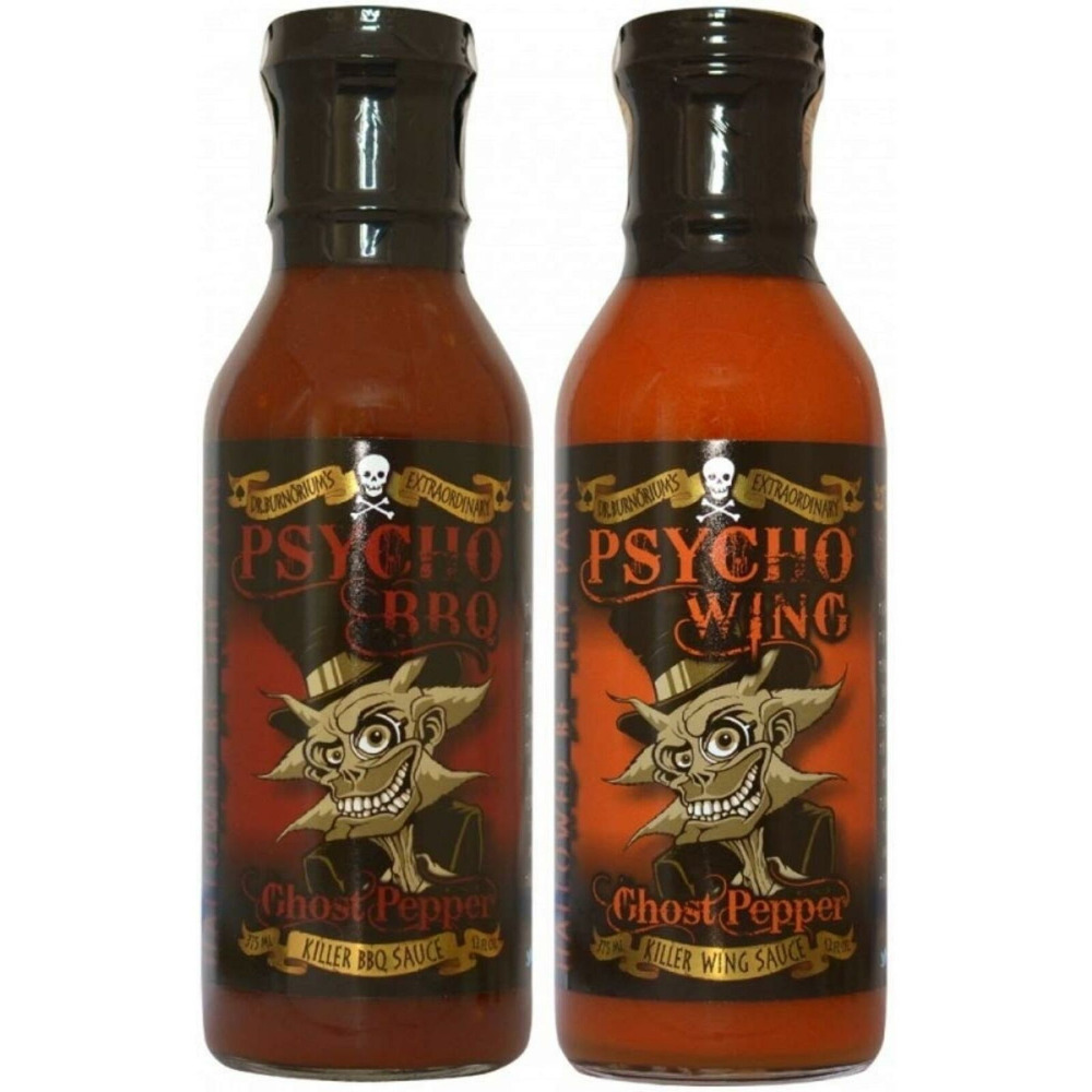 Psycho BBQ Ghost Pepper & Chicken Wing Sauce Com... | Cazaar