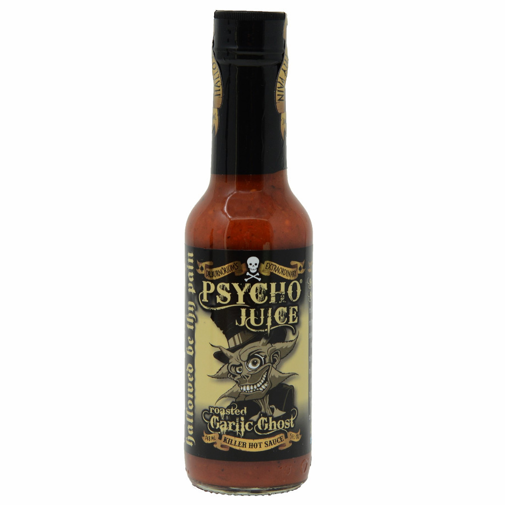 Psycho Juice Roasted Garlic Ghost Pepper Hot Chi... | Cazaar