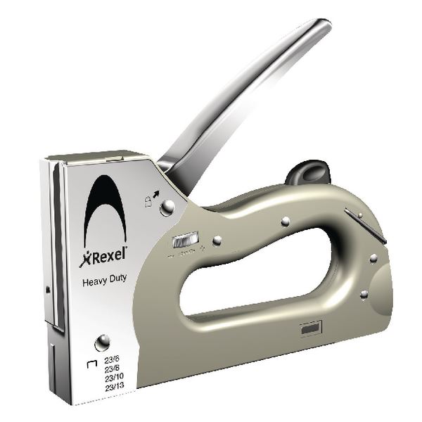 Rexel Heavy Duty Tacker Silver - RX15324 | Cazaar