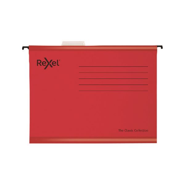 Rexel Red Classic Suspension Files - RX58102 | Cazaar
